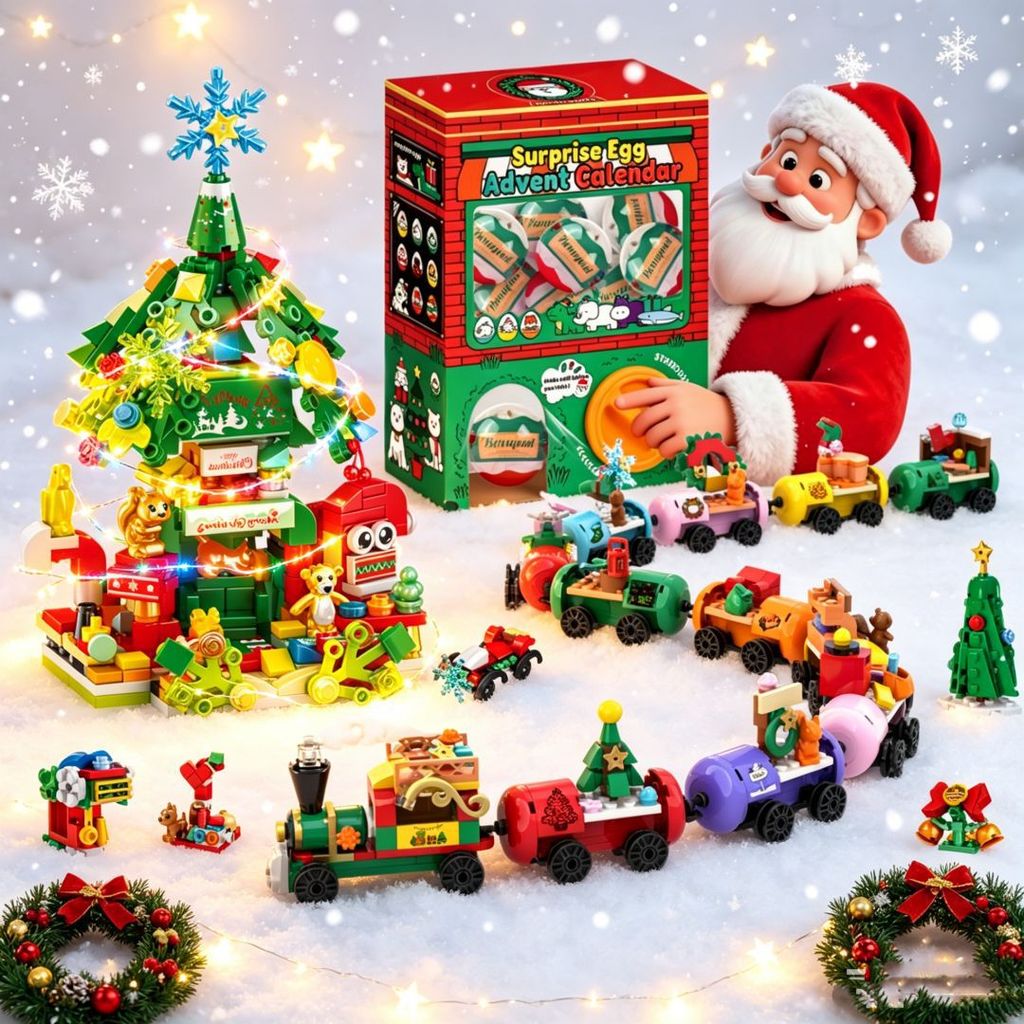 Игрушка gacha слепой бокс с abs материалом для детей вечеринка активность и визуальная стимуляция рождественская елка