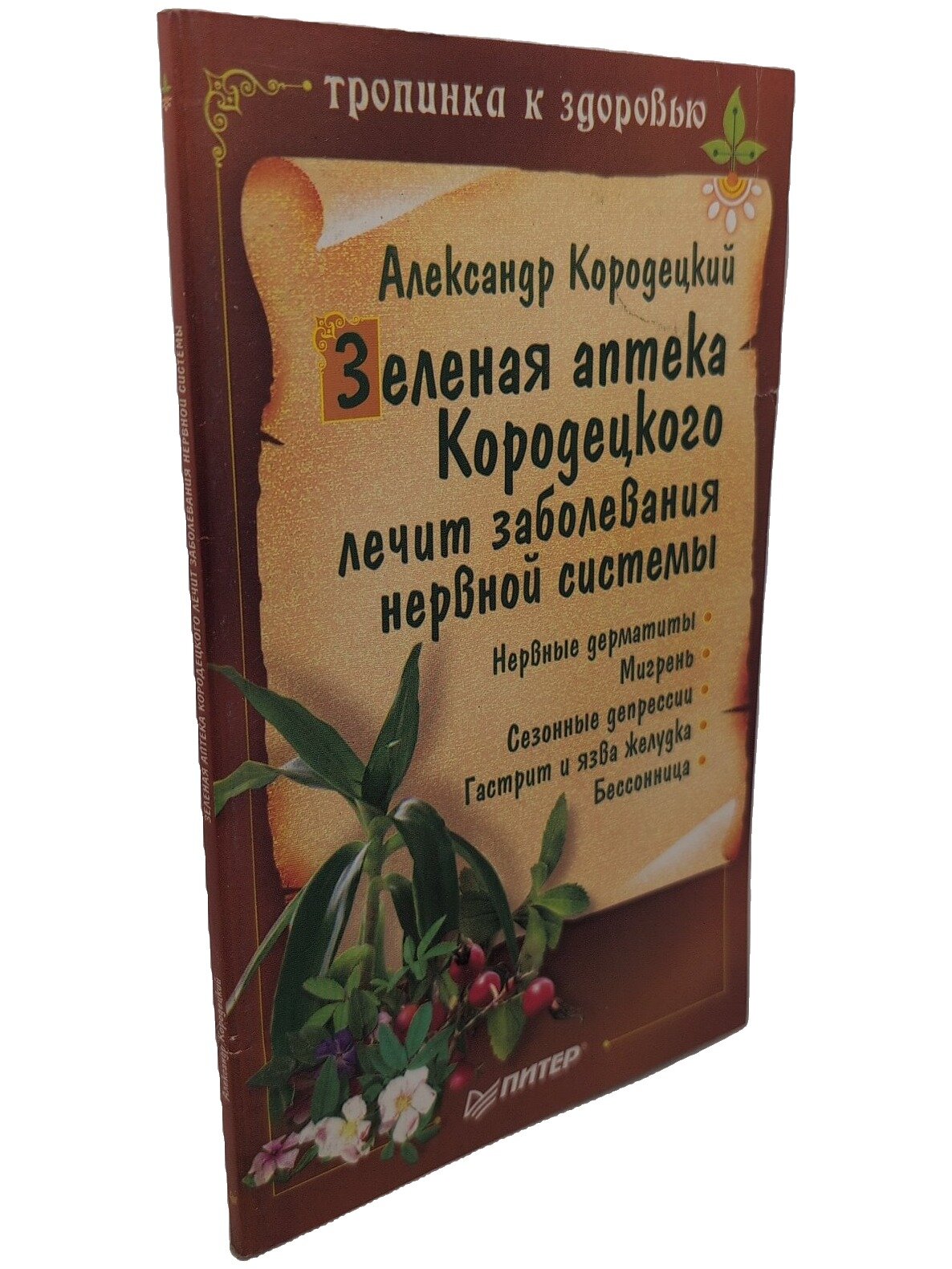 Зеленая аптека Кородецкого лечит заболевания нервной системы. 2007. Мягкая обложка. 96 стр