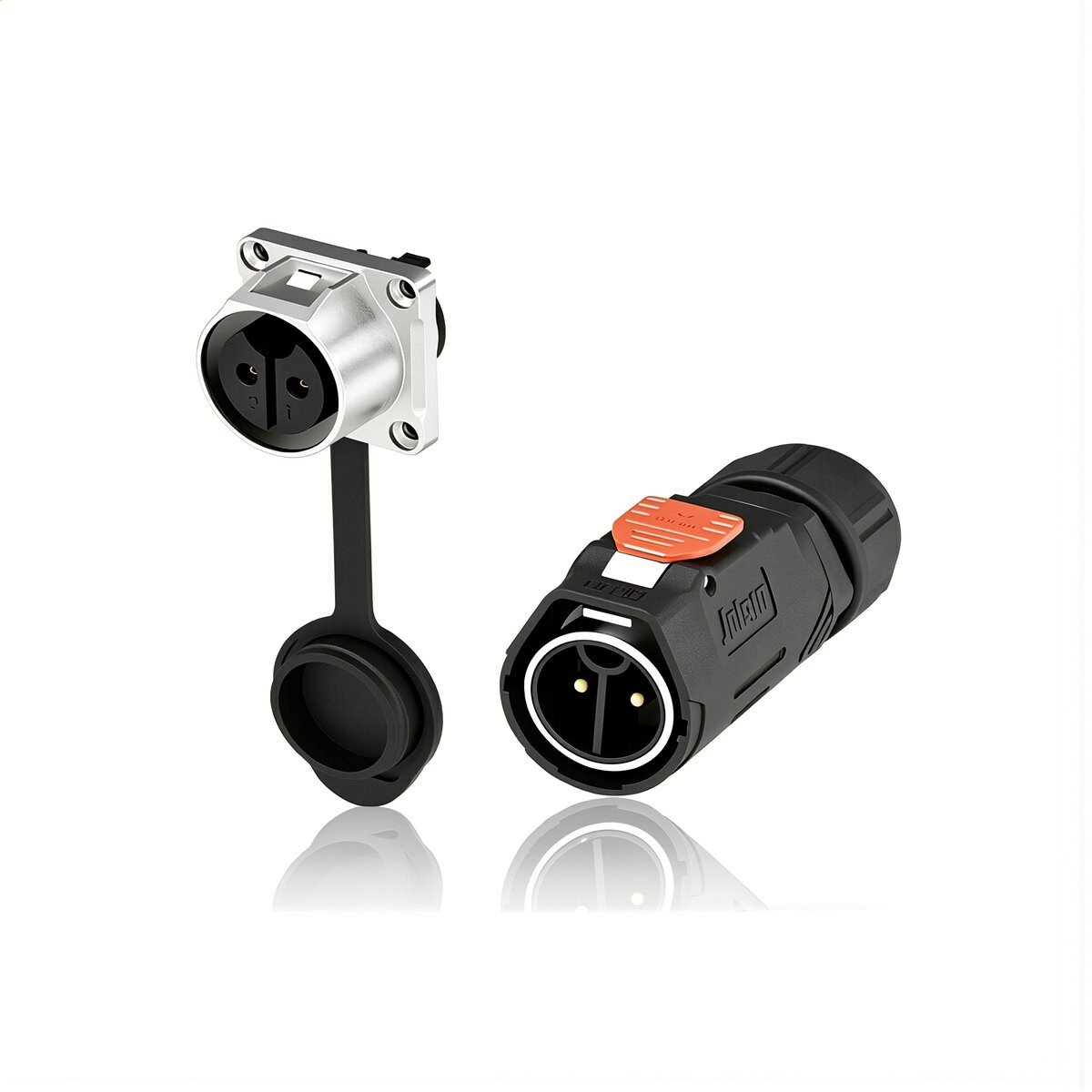 Авиационный разъем MJ24 3 контакта самоблокирующийся панельный монтаж 50А IP67 водонепроницаемый металлический силовой комплект