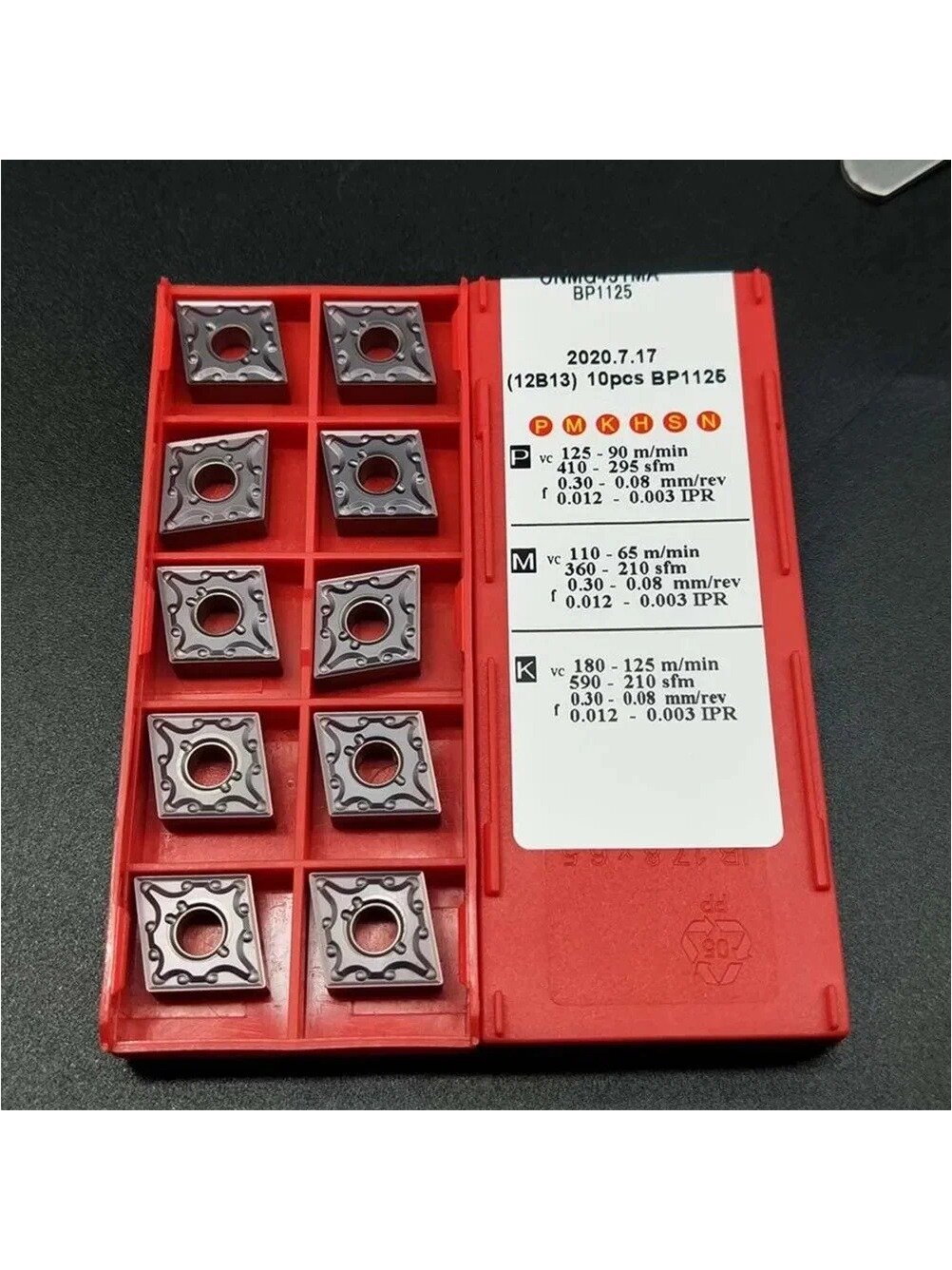 CNMG120404-MA BP1125 CNMG431-MA Токарная сменная пластина из твердого сплава для MCLNR/L