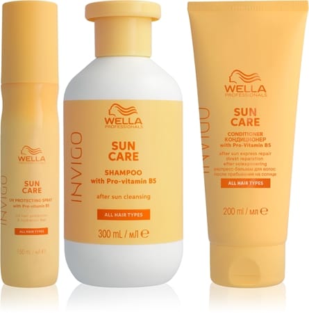 Косметический набор для волос Wella Professionals Invigo Sun Bundle, 3 шт