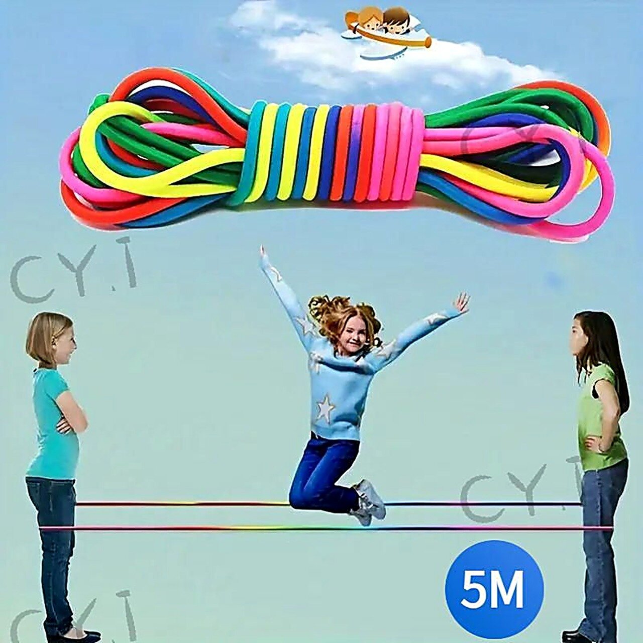 Игра для детей Резиночка для прыжков, 5M, Наборы для подвижных игр