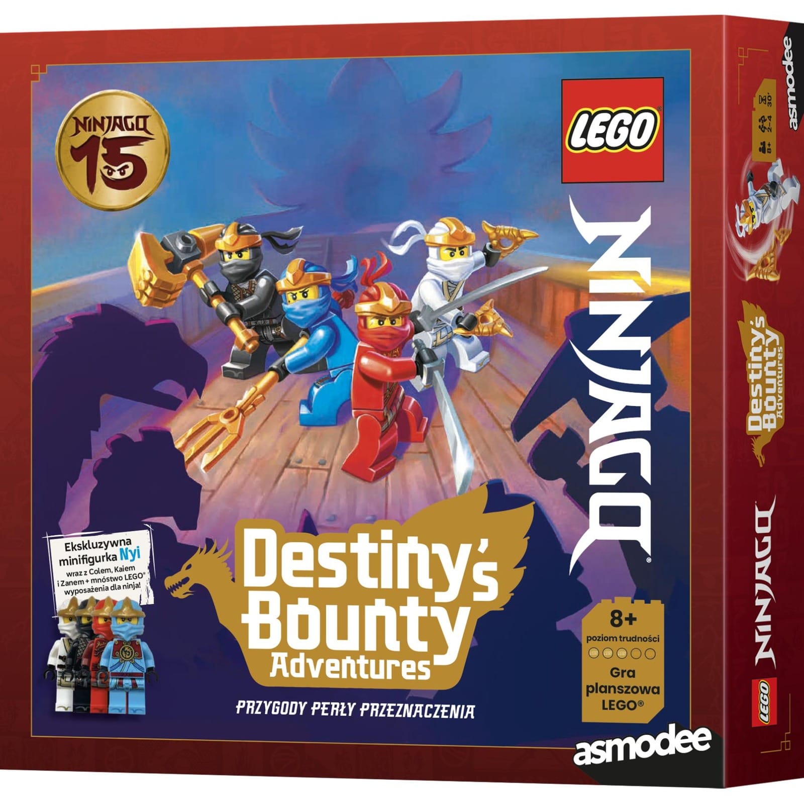 Настольная игра Rebel LEGO Ninjago Приключения Жемчужины Судьбы