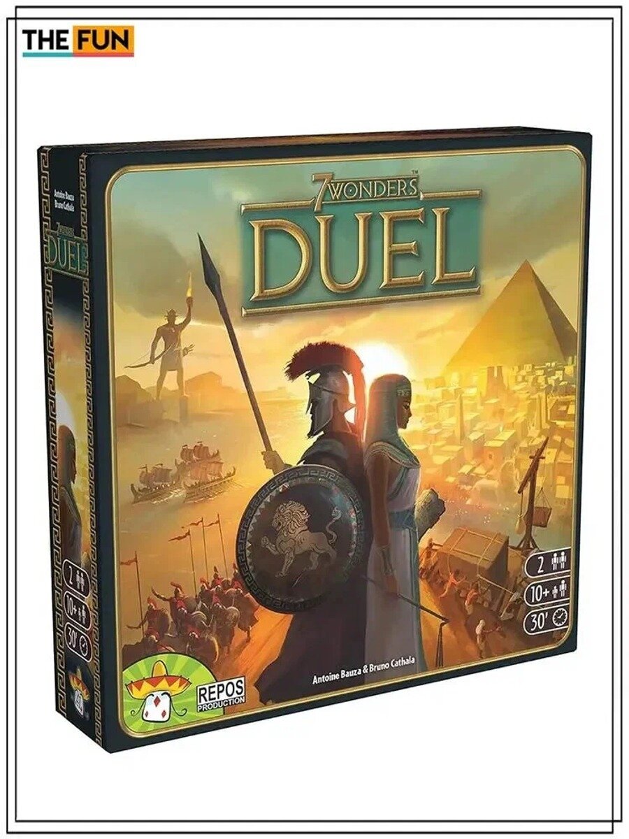 Настольная карточная игра Настольная 7 Wonders Duel Игра (Карточная) Новая версия игры