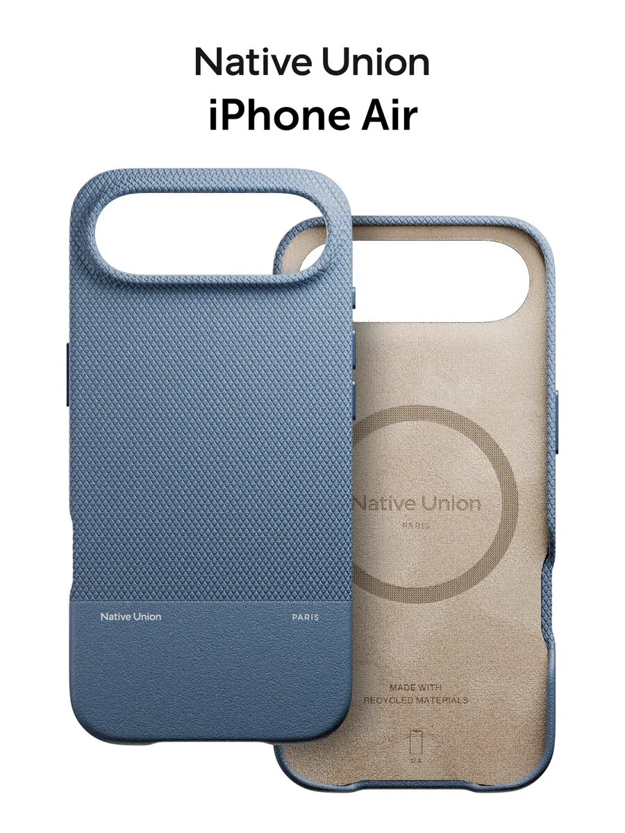 Чехол на iPhone Air Native Union (RE)CLASSIC, цвет: синий