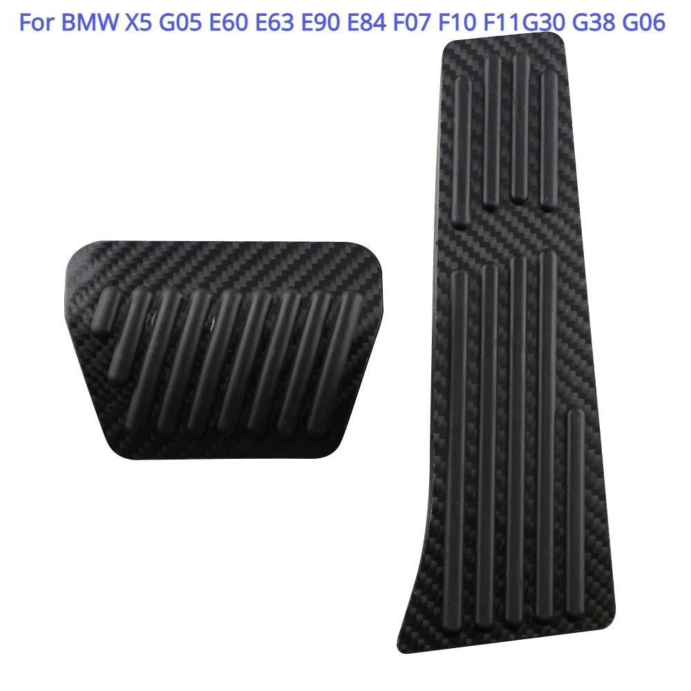 Нескользящие Накладки На Педали Из Карбона Для BMW X5 G05 E60 E63 E90 E84 F07 F10 F11 G30 G38 G06