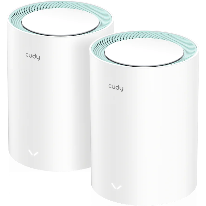 Mesh-система Wi-Fi Cudy AX1500 Gigabit Wi-Fi 6 Mesh Solution, 2 модуля, 2 порта LAN M1500(2-Pack)