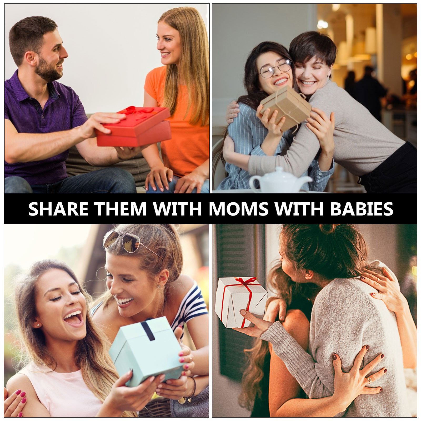 20 Штук Розовых Ожерелий С Детской Присоской В Комплекте Подарков ДляBaby Shower 39x3 См