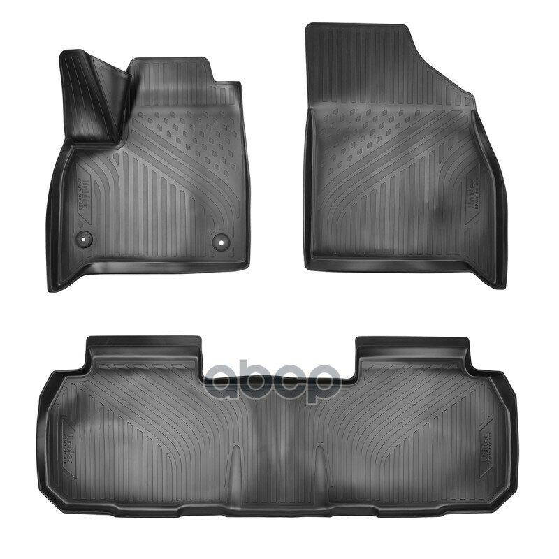 Коврики салонные для Chevrolet Traverse II 3D (2017) NORPLAST арт. NPA10C12820