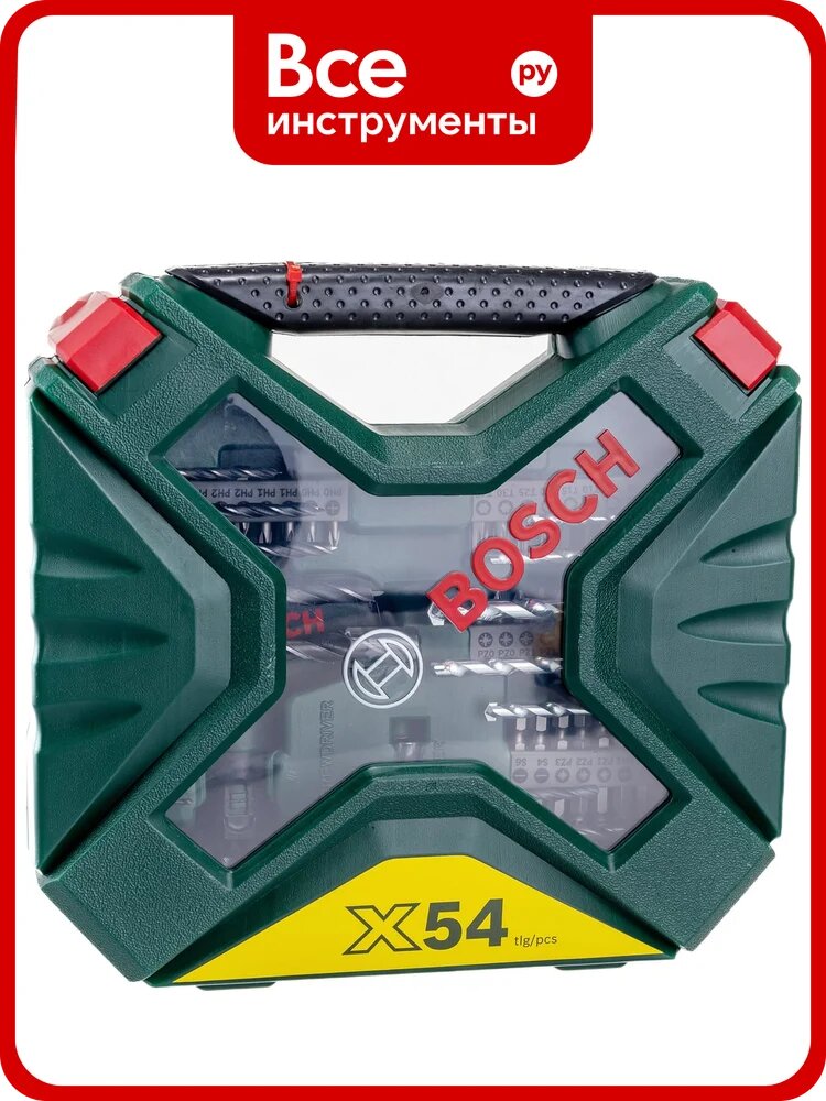 Набор сверл и насадок-бит Bosch X-Line Classic 54 шт. 2607010610