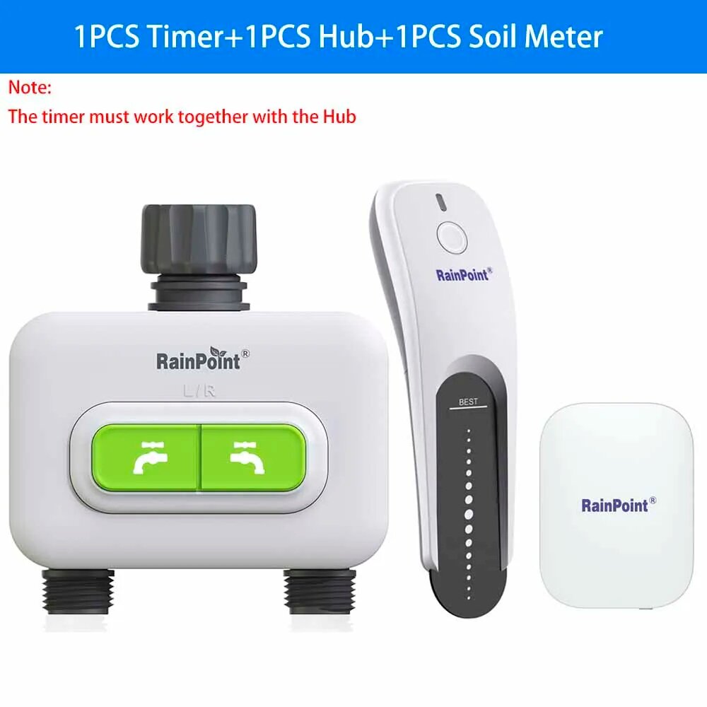 RainPoint L1S Таймер для полива с Hub и Soil Meter