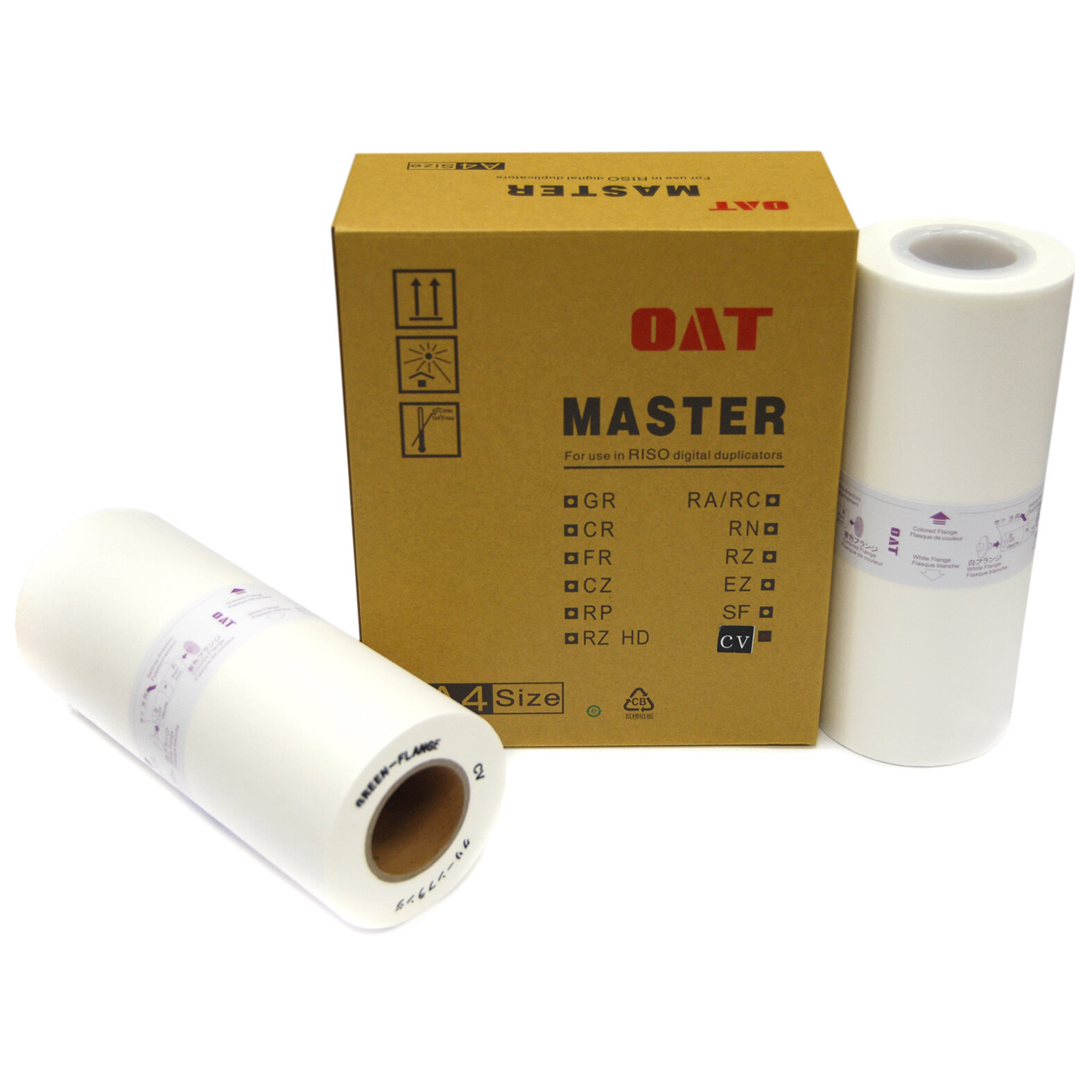 Мастер-плёнка OAT для ризографа RISO CV 3030/3130/3230, с чипом, 1 рулон (Китай) (S-7041E)