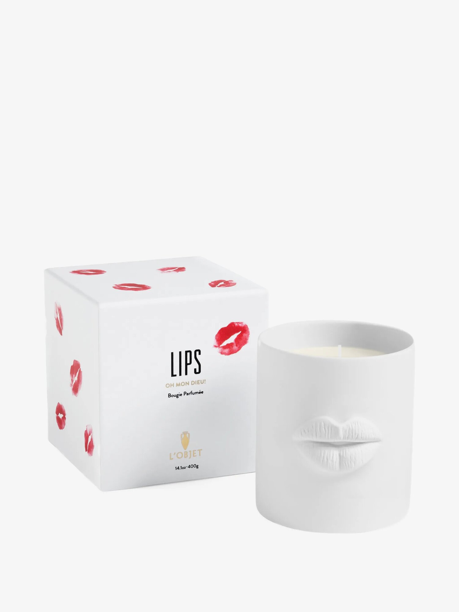 Свеча Lips, OneSize , белый — фото 1