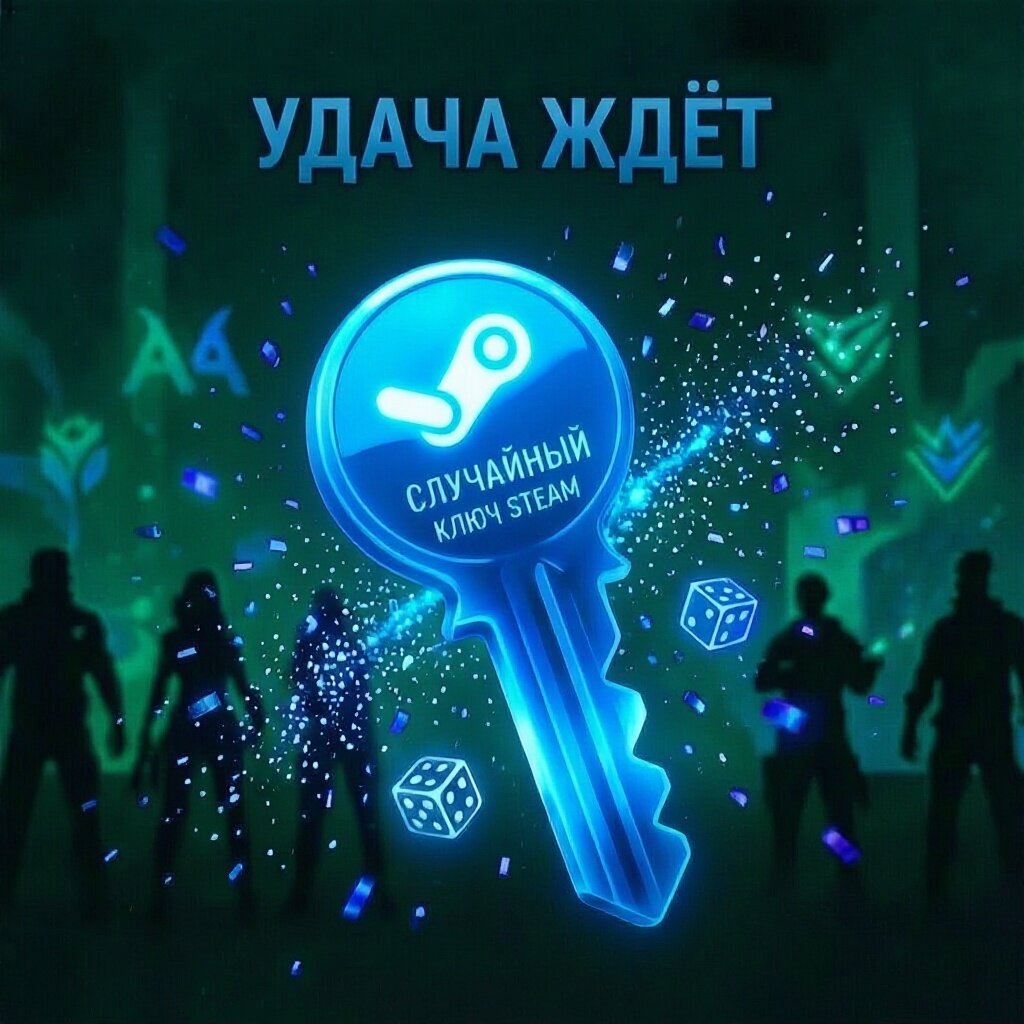 Ключ активации Steam "Игра X", ключ Steam-игры, до 600 рублей