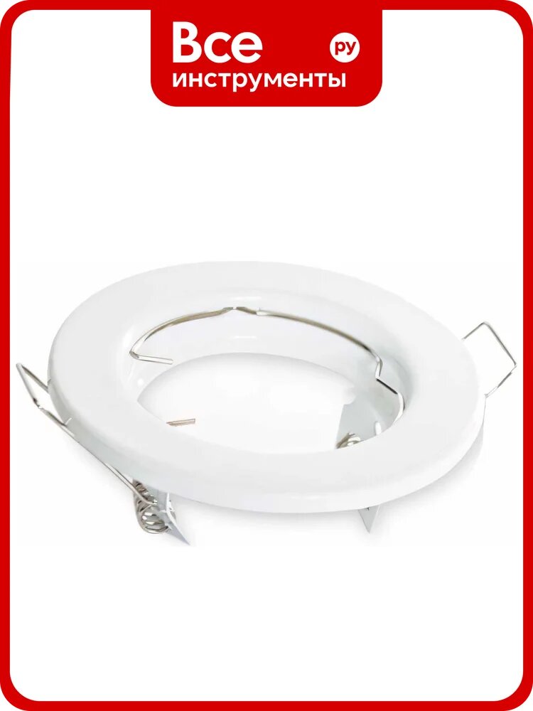 Встраиваемый светильник IN HOME MR16R-RW-standard металл под JCDR GU5.3 12/230В белый 4690612012100