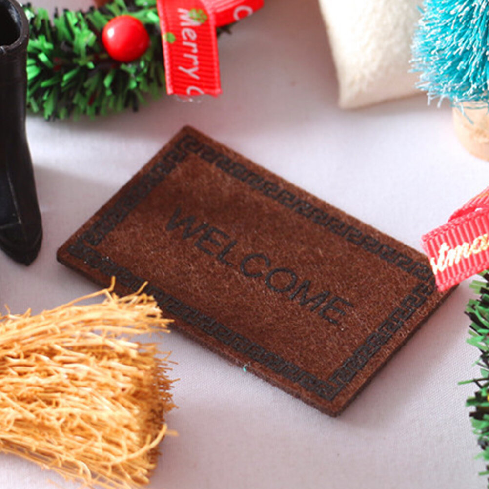8 Шт Мини Коврики Для Домика Кукол Размером 6.2X3.7Cm Идеально Подходят Для Игрушечных Домиков Из Бруса