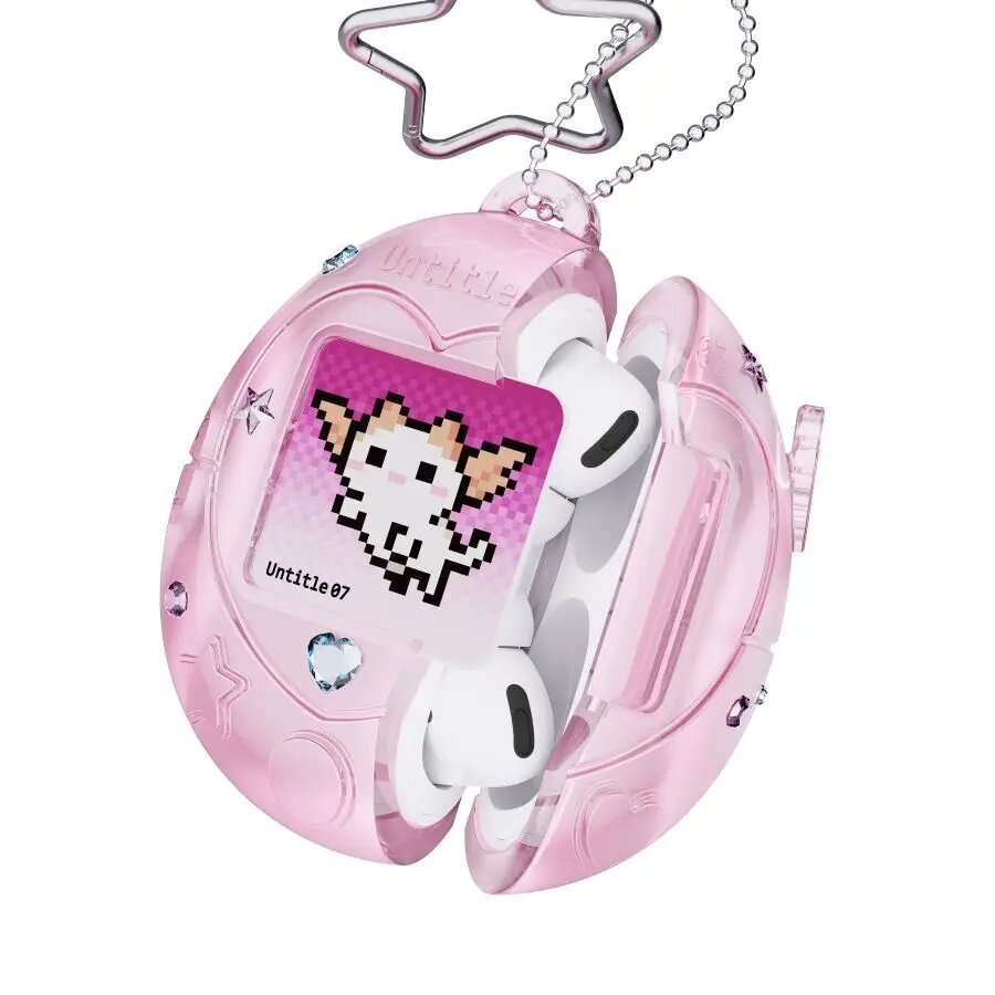 Чехол для AirPods TaMagotChi розовый Розовый, Airpods 4, Pink