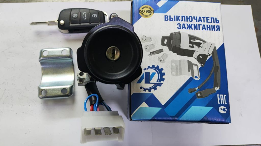 Замок зажигания ГАЗель 7-конт. "НИКА-л" с выкидным ключом