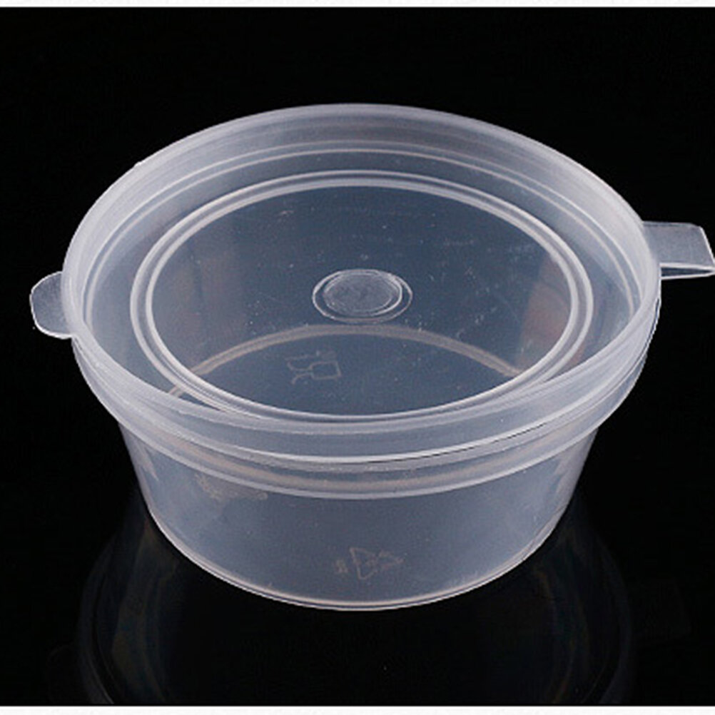 Прозрачные Кубки Для Десертов 100шт 3OZ 85мл 7.80X7.80X2.50CM Подходят Для Желе Соусов Йогурта Пудинга