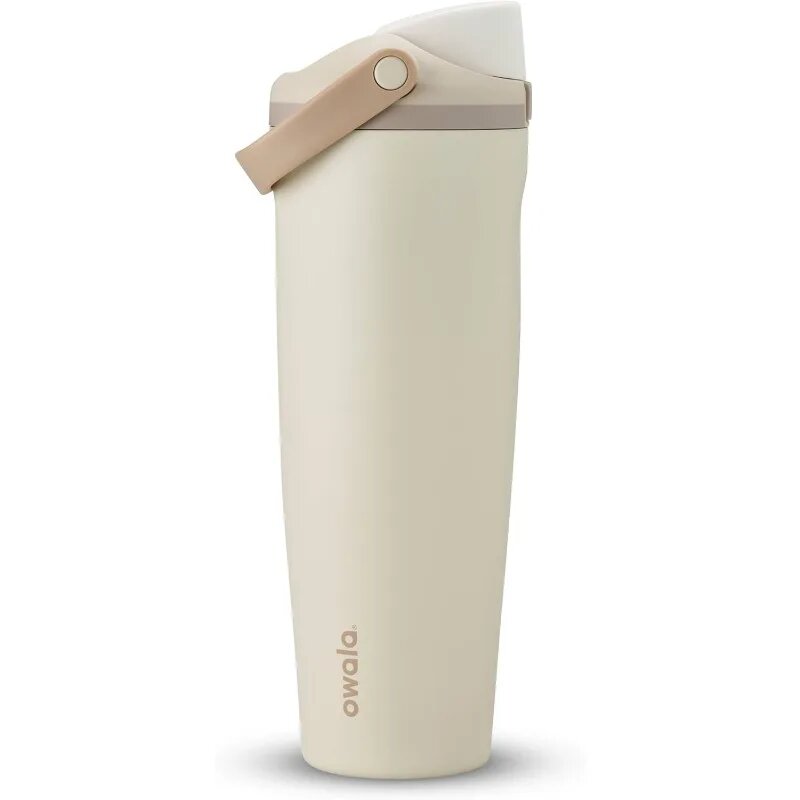 Бутылка Owala FreeSip Sway из нержавеющей стали 30 унций Бежевый, Lightly Toasted