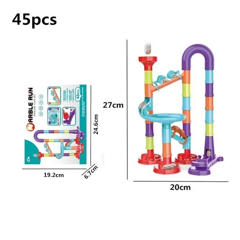 Мраморная трасса Marble Run, 45 деталей, TD1130A-45