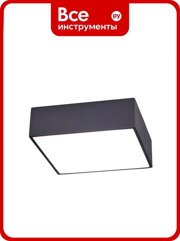 Накладной светильник Citilux Тао, черный LED 13Wх4000K CL712X122N