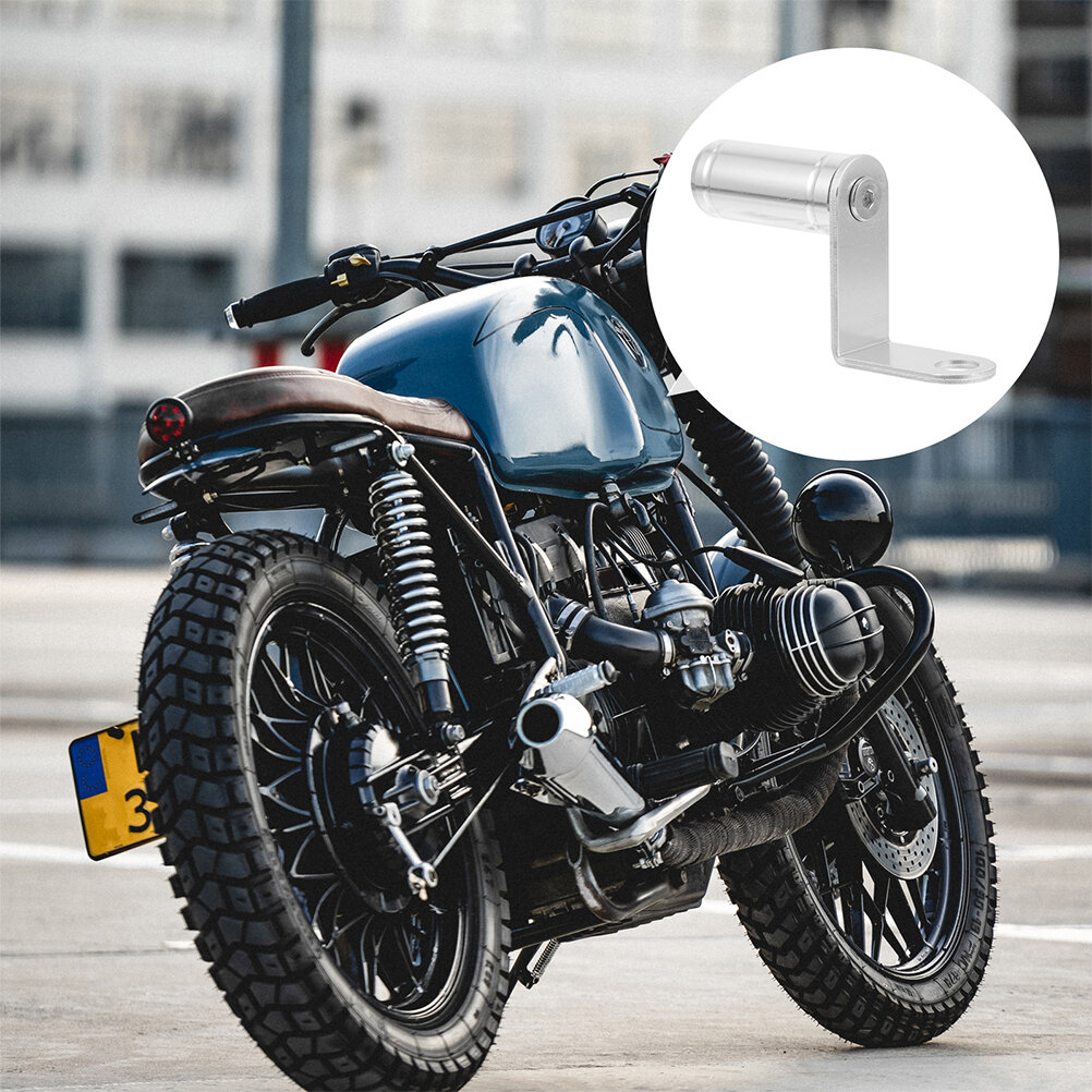 Держатель Для Зеркал Rearview Mirror Mount Из Алюминиевого Сплава 2 Шт Серебристый 9.00X5.50X2.30Cm