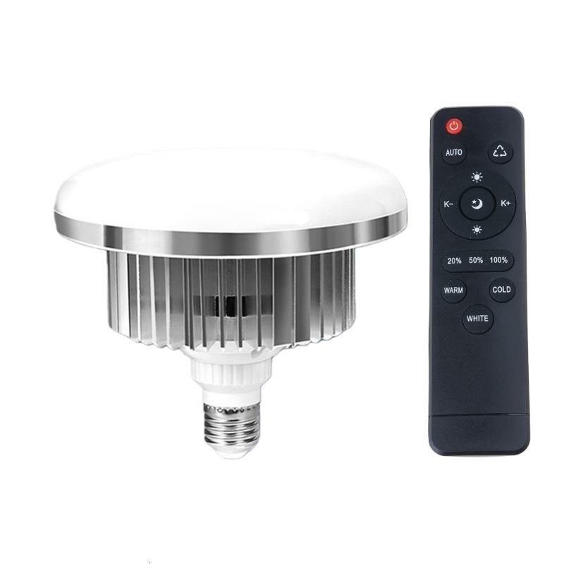 Лампа E27 для фотосъемки 85W/150W LED, 3 температуры, Черный - 85W