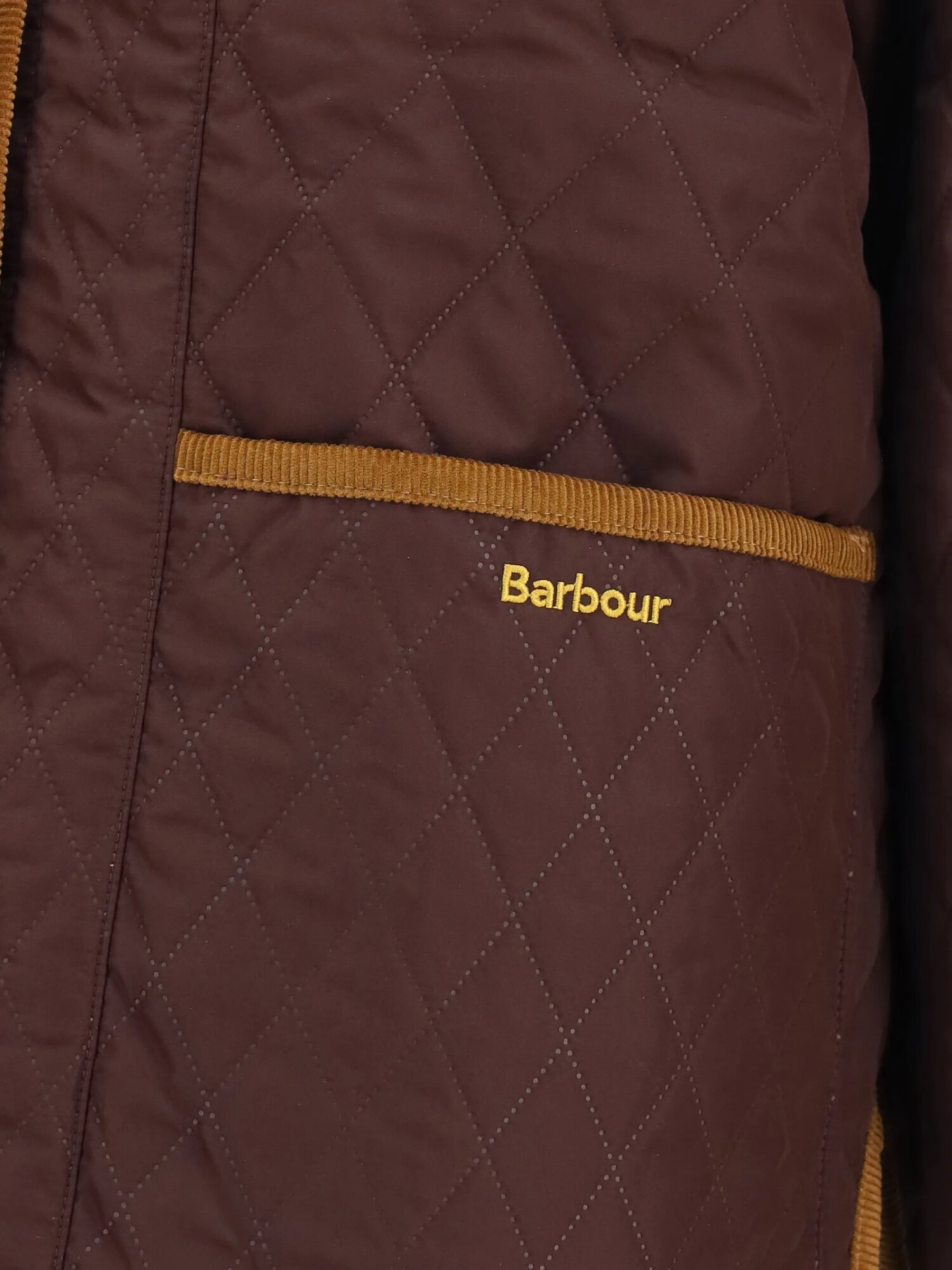 Куртка Barbour Ainsdale patchwork quilted jacket, размер 12, red — фото 1