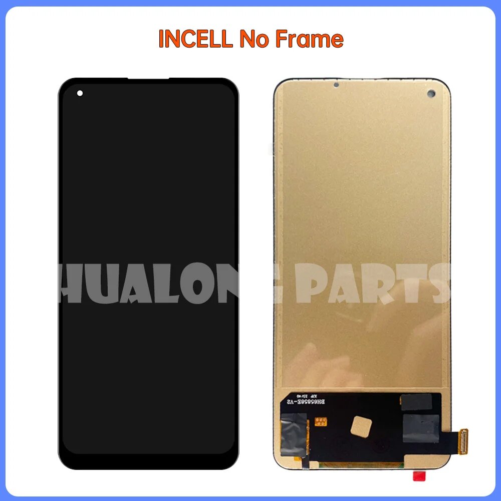 6,43 "OLED/TFT ЖК-дисплей для OnePlus Nord CE 5G EB2101, EB2103 Nord CE ЖК-дисплей с TFT No Frame