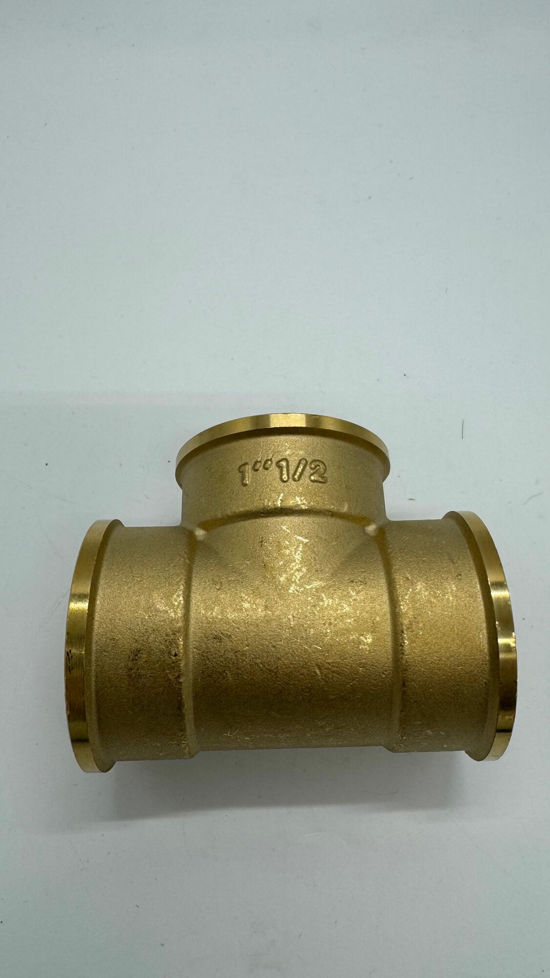 Тройник резьбовой (ВР) 1" 1/2 латунь OPTIMAL (615G6661)