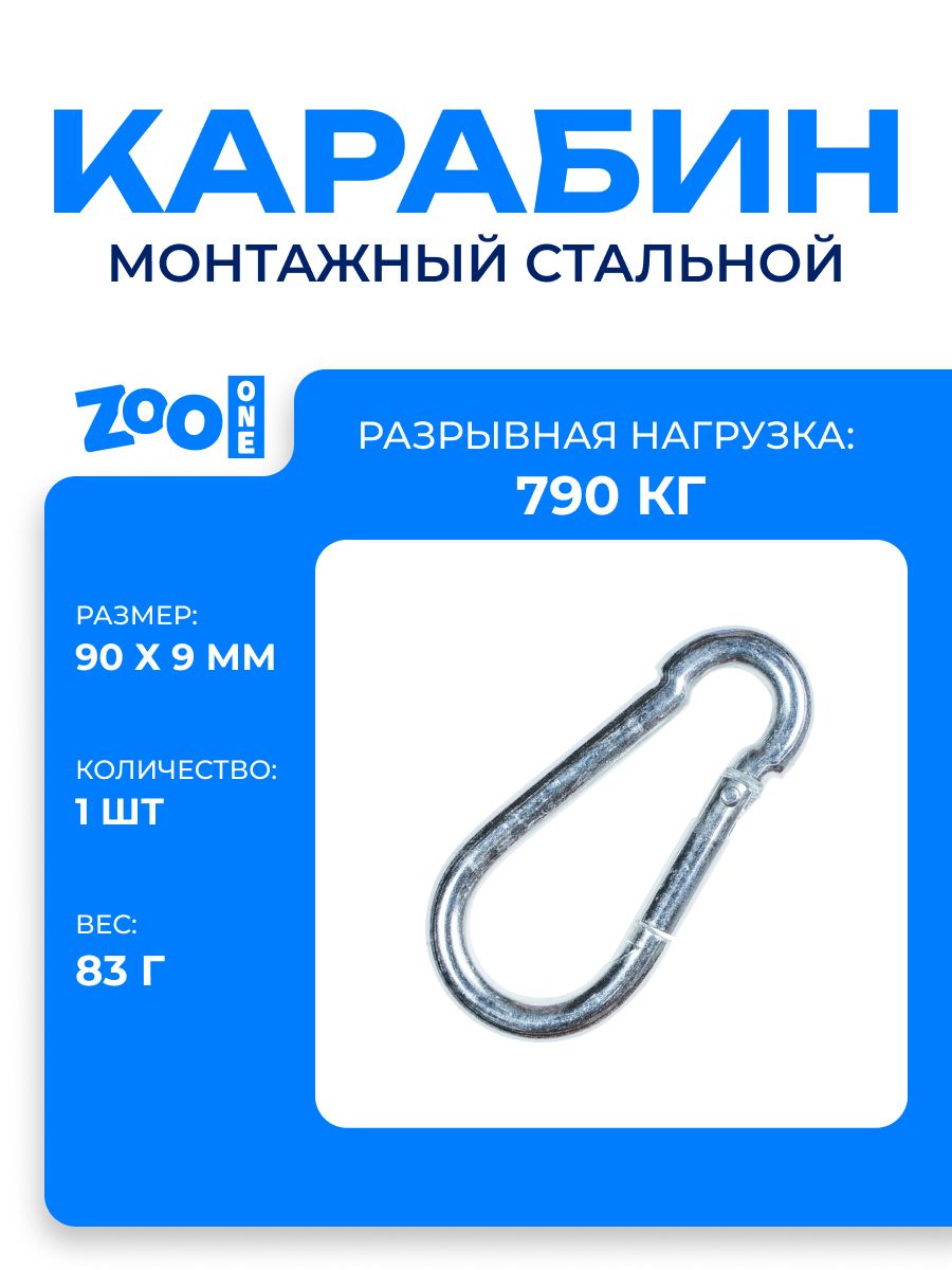 Карабин для цепи собаки