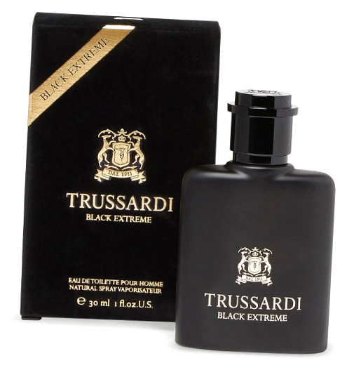 Труссарди Блэк Экстрим для мужчин 30 мл туалетная вода / Trussardi Black Extreme