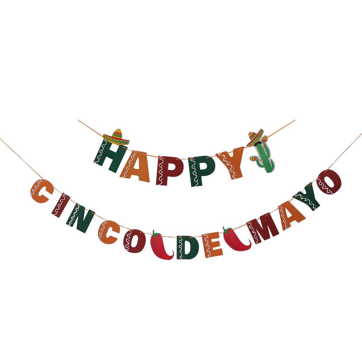 Набор Баннеров Для Празднования Дня Cinco De Mayo Мексиканская Тематика 4M