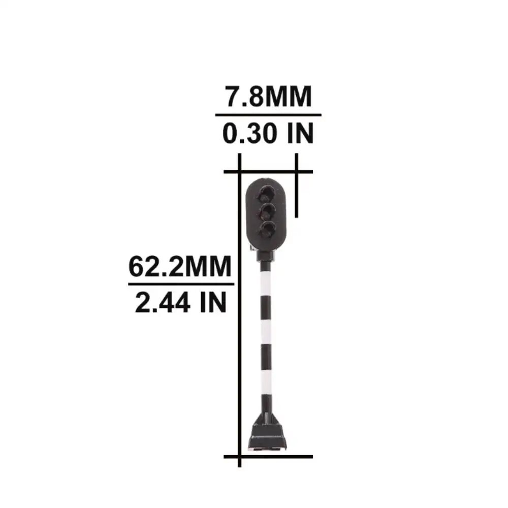 Миниатюрные светофоры из пластика для диорам small 1pcs