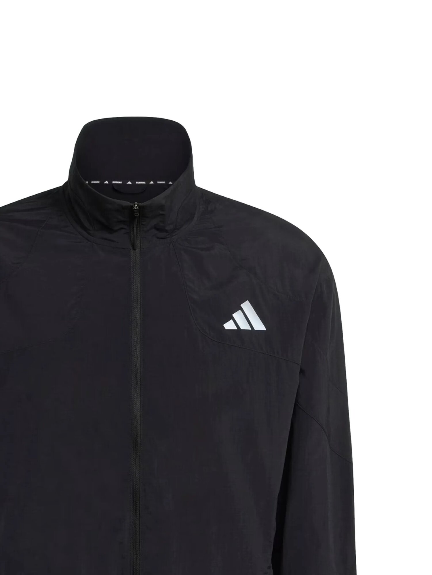 Куртка adidas Logo-print zip-up jacket, размер 46 GER, черный — фото 1