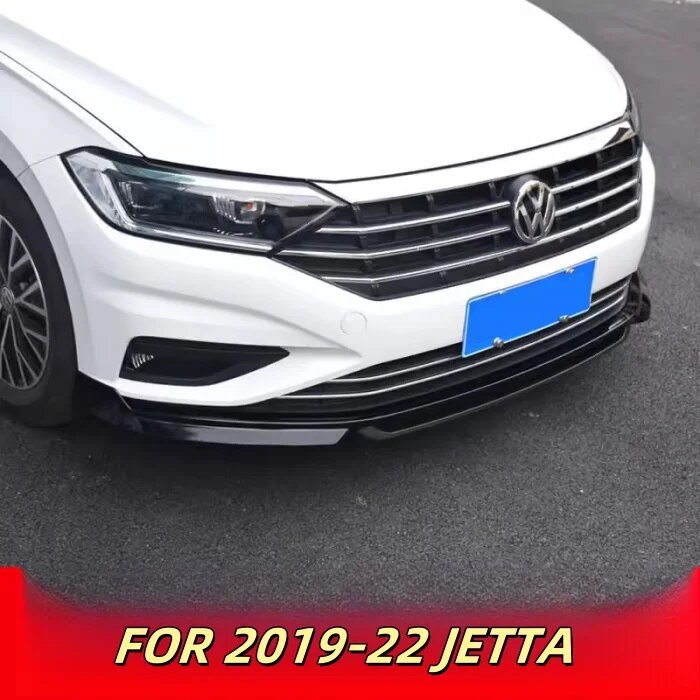 Спойлер-диффузор переднего бампера в стиле A для JETTA 2019-2021, ABS, защита переднего бампера