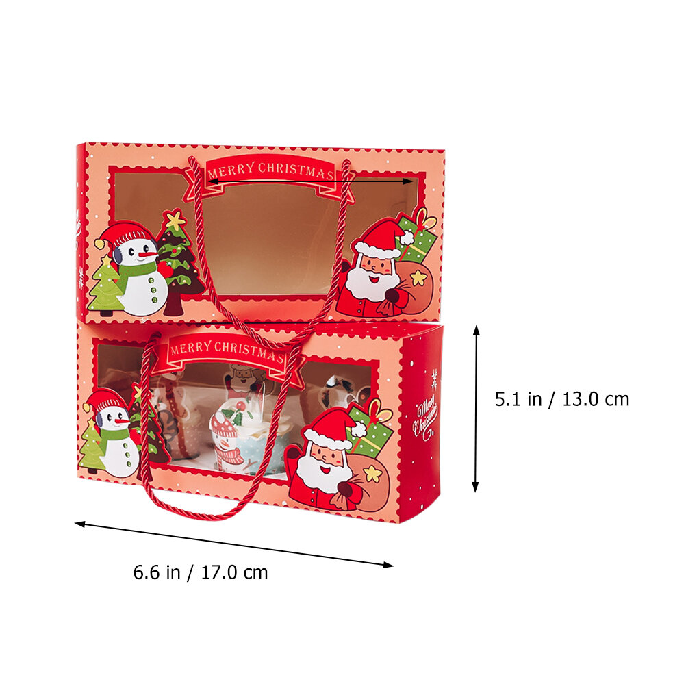 Коробки Для Печенья С Рождественской Тематикой 2 Штуки 17.00X13.00X9.00Cm