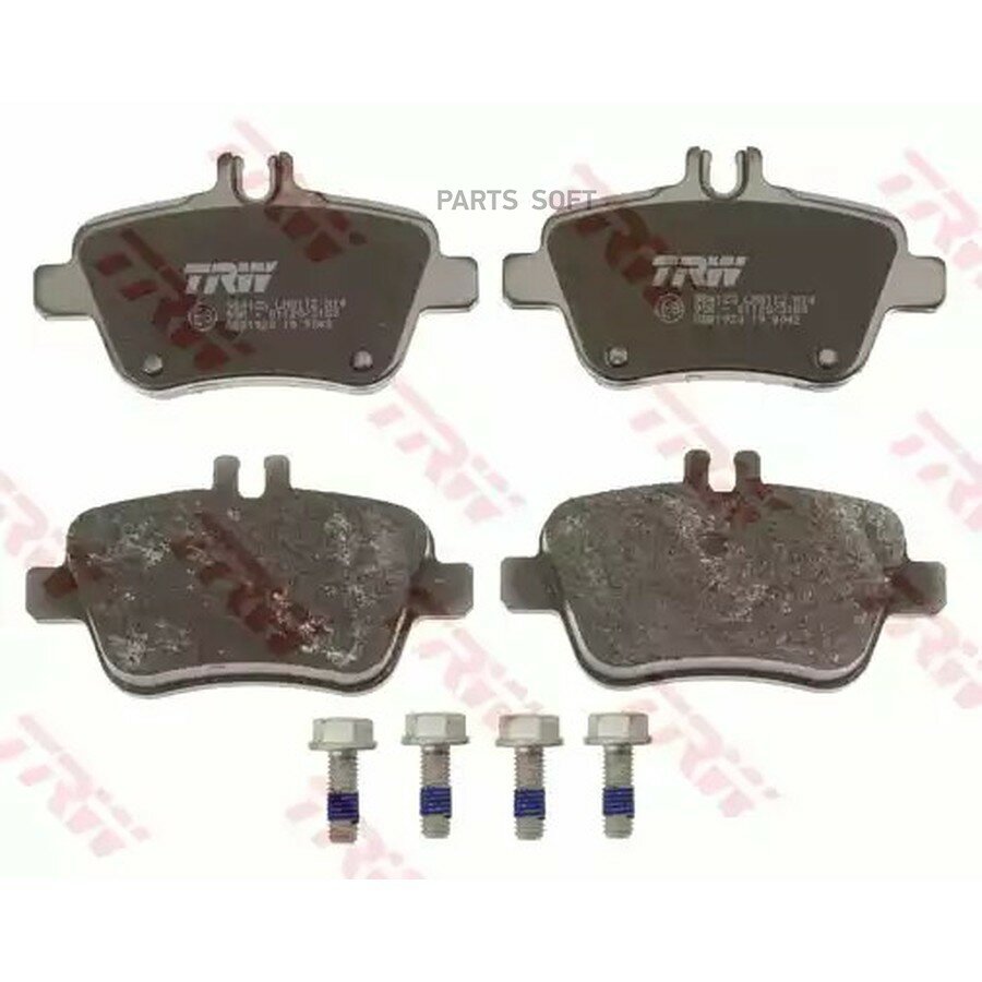 TRW GDB1920 Колодки тормозные MERCEDES A(W176) 12-/B(W246) 11- задние