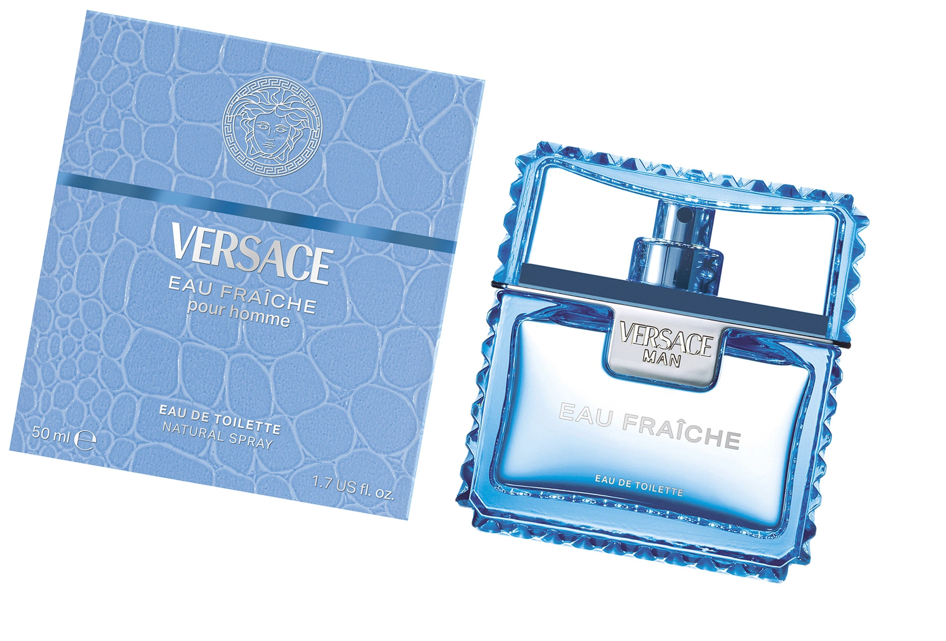Мужской парфюм Версаче Мен О Фреш свежий 50 мл - Versace Man Fresh For Men туалетная вода