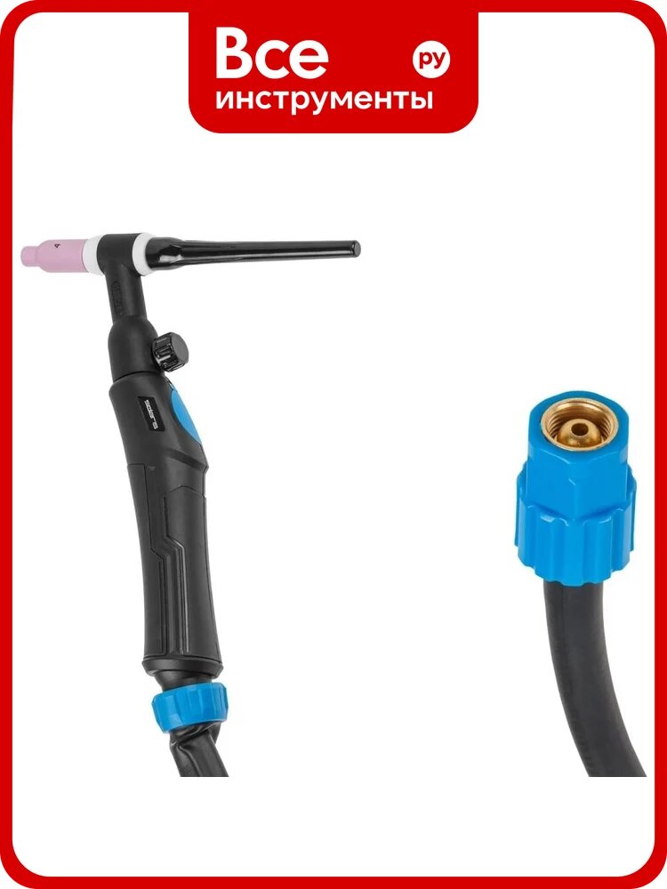 Горелка сварочная TIG WGT-26V 4 м 160 А, SOLARIS SL5715-6
