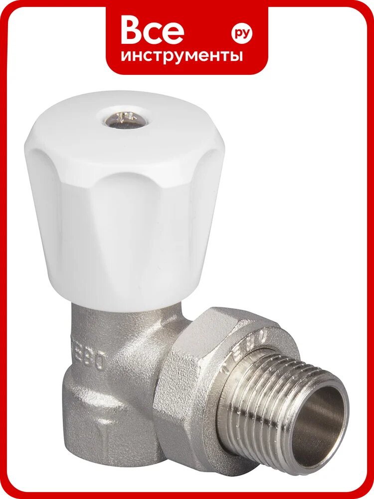 Вентиль ручной угловой TEBO ВН/НАР 1/2" T-ТА. В.152.12. CN