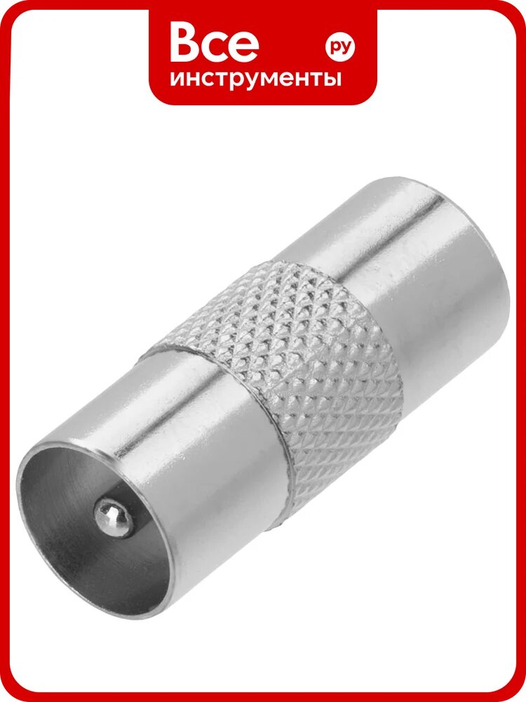 Переходник антенный TDM ELECTRIC SQ1809-0014, металл, IP00, 2 разъема, 1 шт