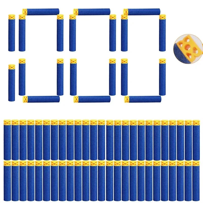 Мягкие пули для Nerf N-Strike Elite 50 шт синие