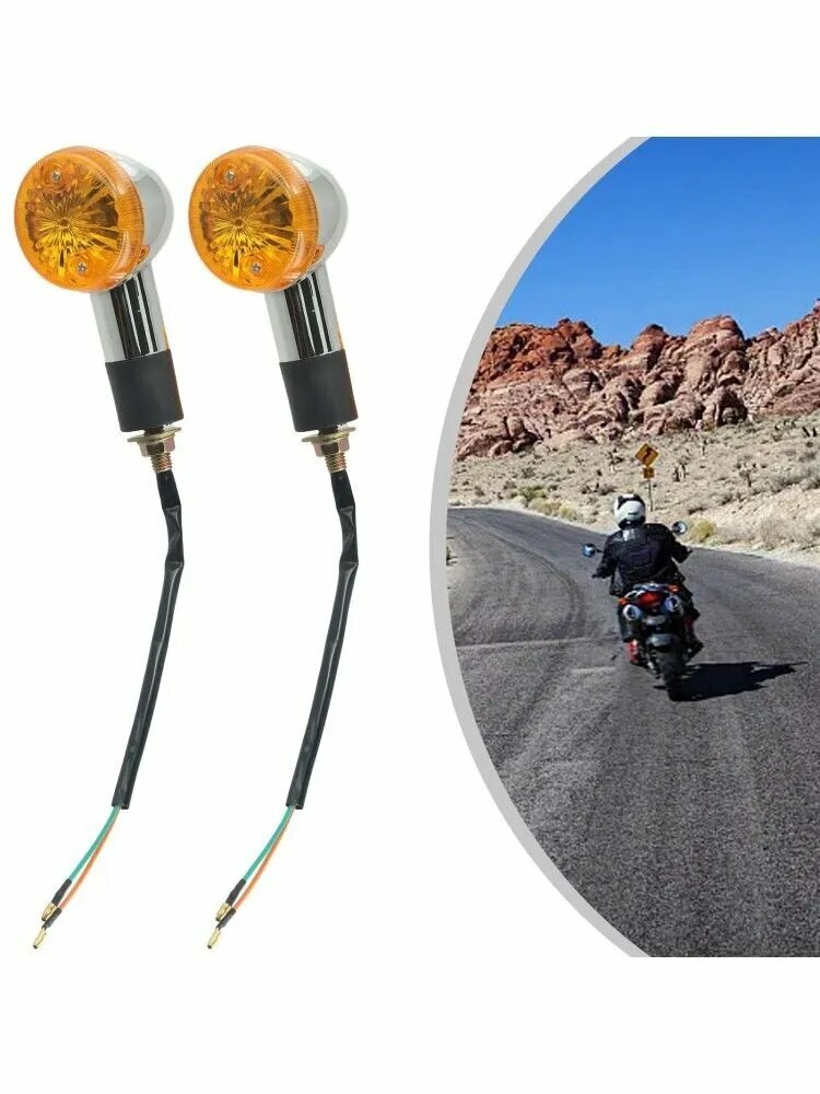 Фары автомобильные, Указатель поворота, арт. Мотоциклетный поворотник Honda Shadow VT 750 1100 VTX 1300 1800 C