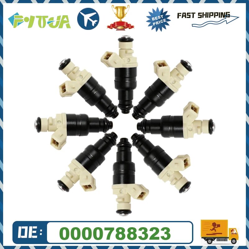 8 шт. высокопроизводительный топливный инжектор 0000788323 Для Mercedes W124 R129 W140 W210 4.2L 5.0L V8