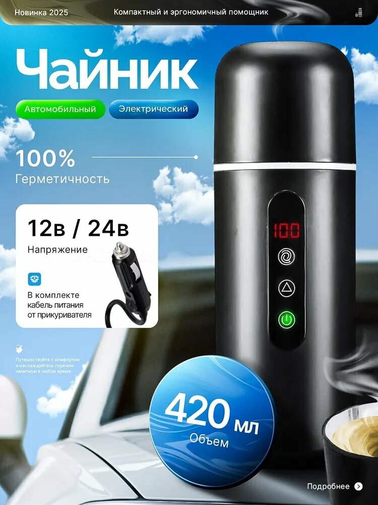 Чайник автомобильный / Чайник в Машину