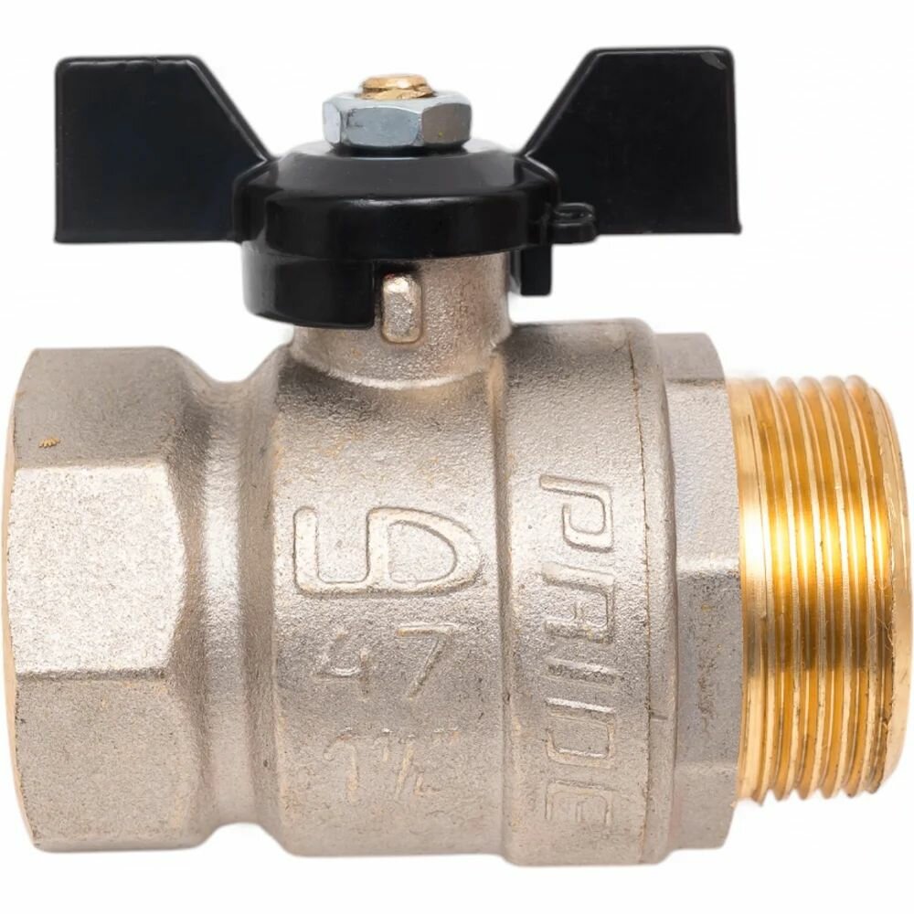 Латунный шаровой кран LD Pride 47.32. B-Н. Б от ELEMENTX
