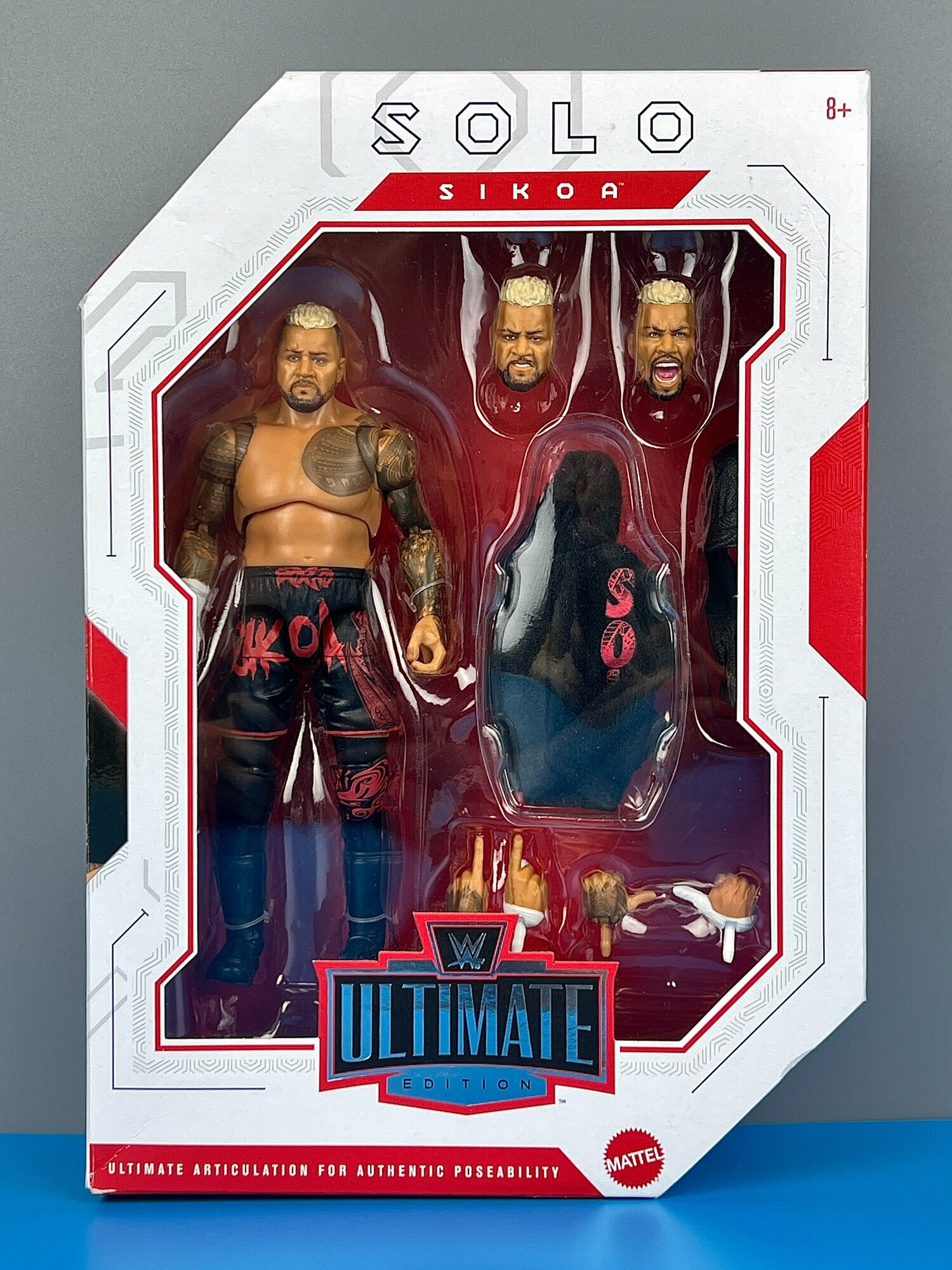 Фигурка Wrestler Solo Sikoa / Mattel, WWE, Ultimate Edition / Рестлер Соло Сикоа, Ультимейт, Реслинг, Коллекционная