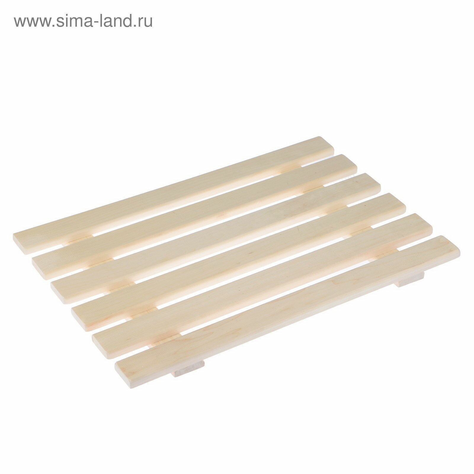 Трапик для бани и сауны, 60x40 см, деревянный, вид: слань, размер упаковки: 41 x 3 x 60 см.